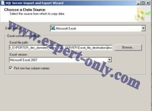 Import data from Excel to SQL Server - Import Wizard - SSMS