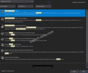 How to install SSIS in Visual Studio 2019? Integration Services