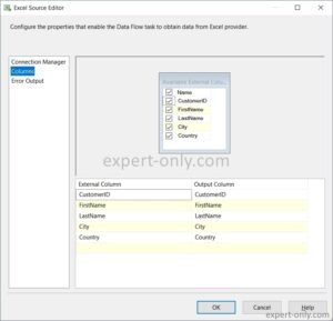 Import an Excel file into a SQL table with SSIS - MS BI