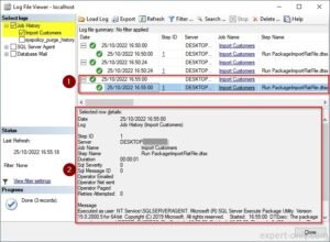 Schedule SSIS packages using the SQL Server Agent - SSMS
