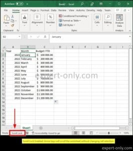 Désactiver l'option arrêt défilement Excel - Astuces Excel