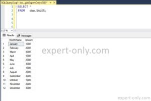 SQL Server SELECT query examples to display and filter data