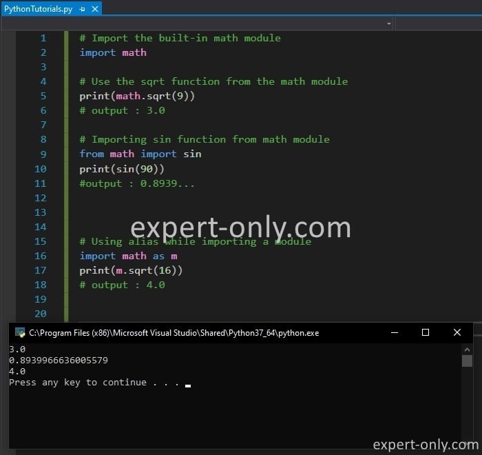 Python Modules Code Examples Python Tutorials